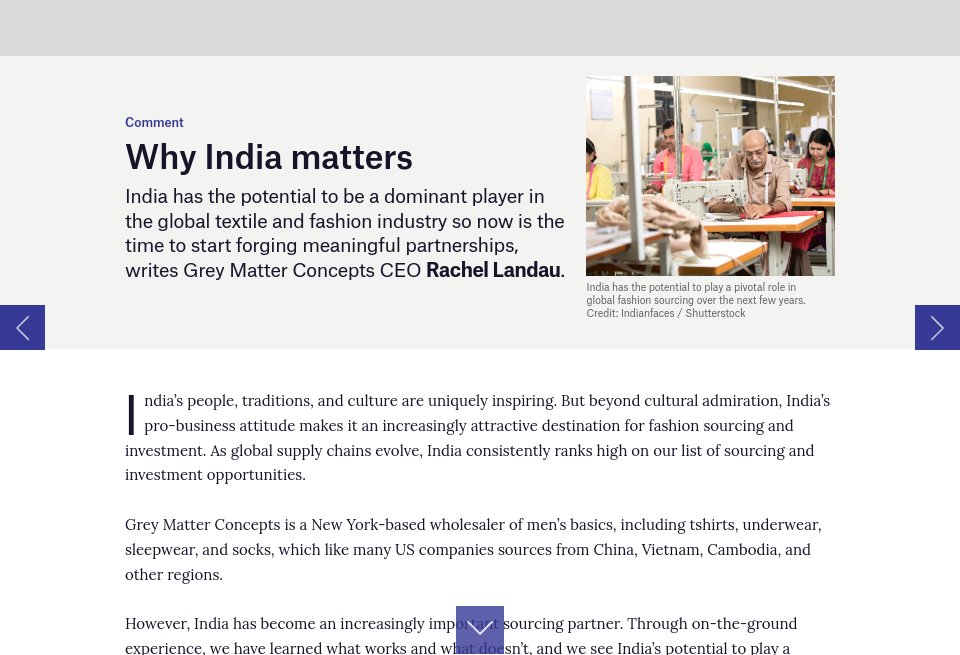 Why India matters - Just Style magazine | Issue 21 | April 2025
