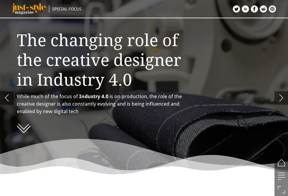 The changing role of the creative designer in Industry 4.0 - just-style ...