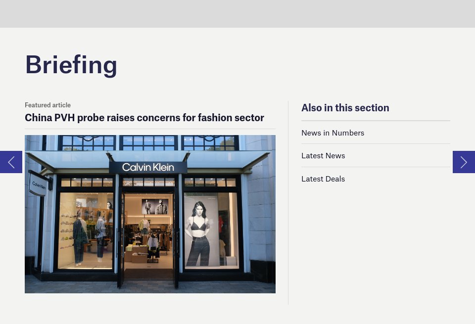 Briefing - Just Style magazine | Issue 20 | December 2024