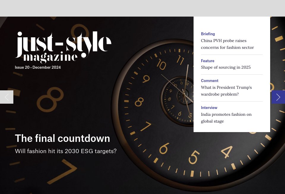 Home | The final countdown - Just Style magazine | Issue 20 | December 2024