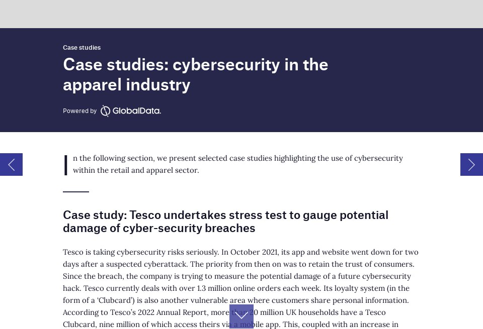 Case studies: cybersecurity in the apparel industry - Just Style magazine | Issue 16 | June 2023