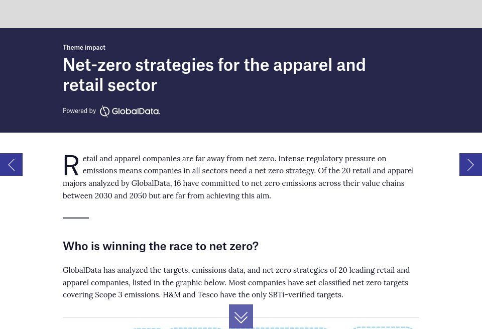 Net-zero strategies for the apparel and retail sector - Just Style ...