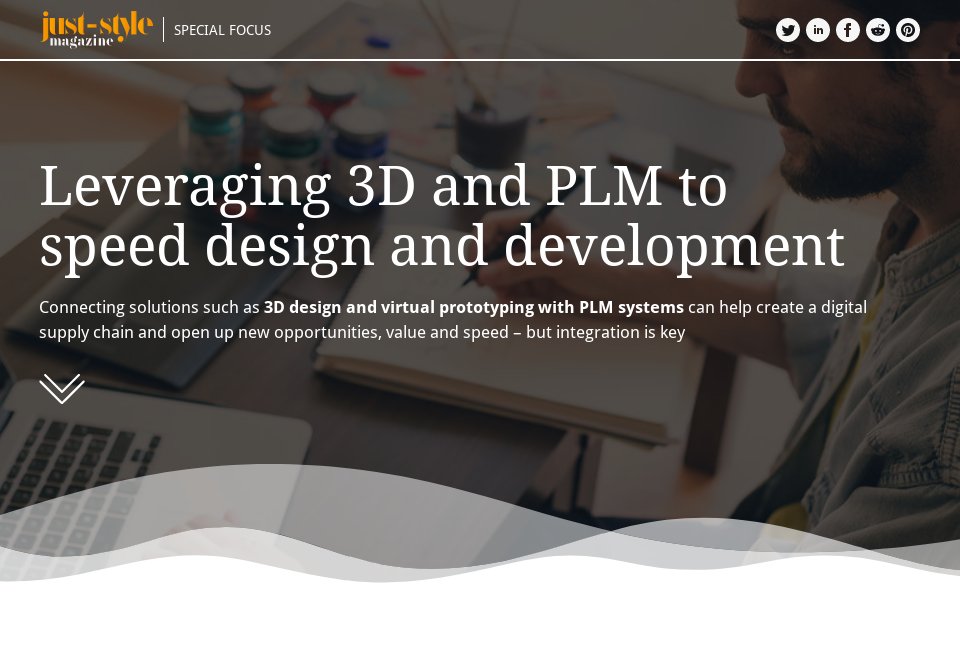 Leveraging 3D and PLM to speed design and development - just-style ...