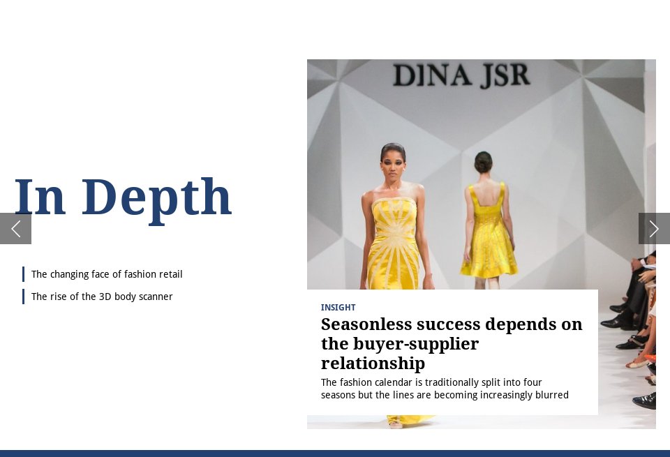 In Depth - just-style magazine | Issue 10 | September 2021