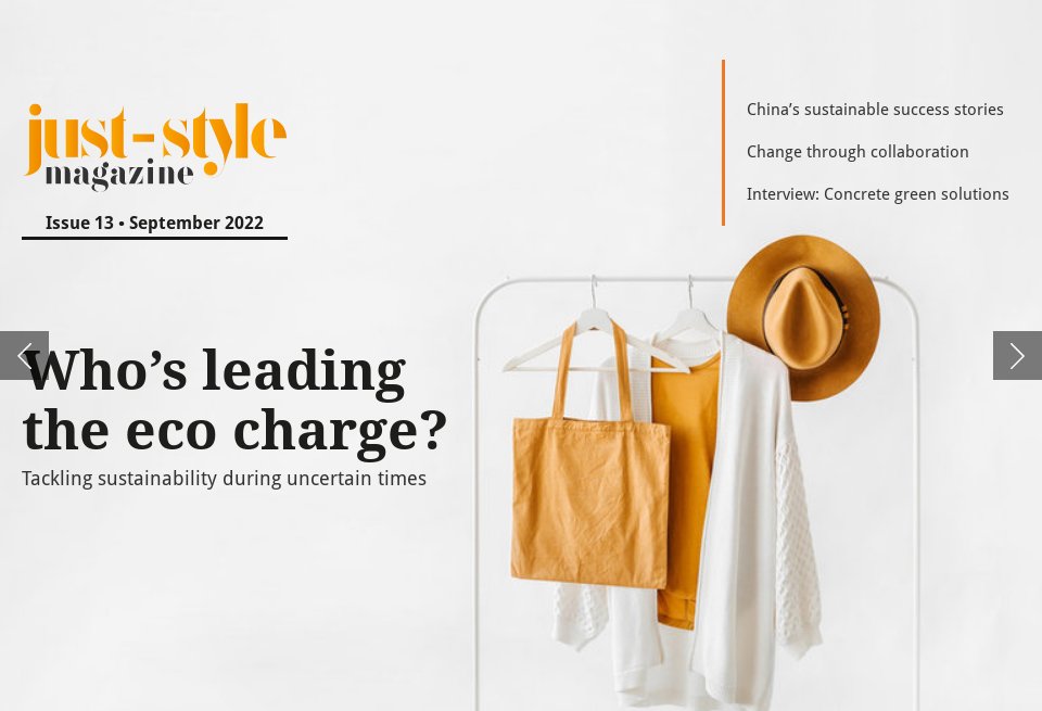 Home | Who’s leading the eco charge? - Just Style magazine | Issue 13 ...
