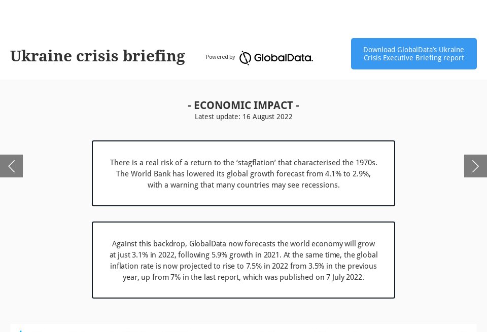 Ukraine crisis executive briefing by GlobalData - Just Style magazine ...