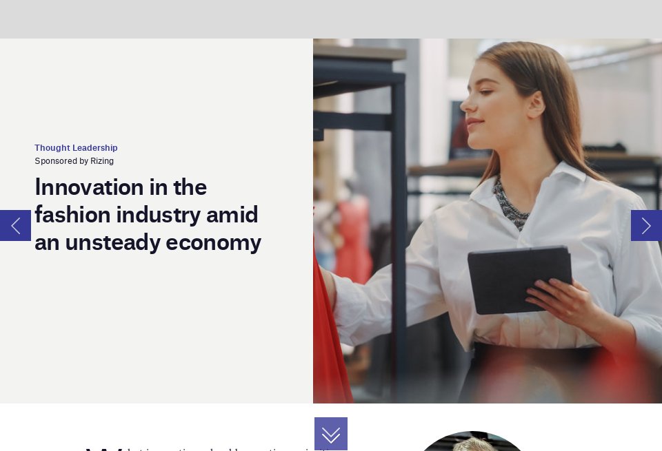 Rizing Thought Leadership - Just Style magazine | Issue 17 | September 2023